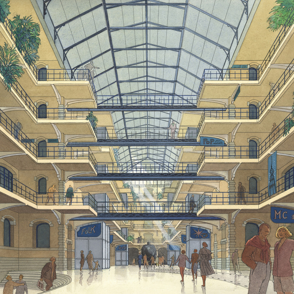 ARCHITECTURE – Cité Végétale – Luc Schuiten